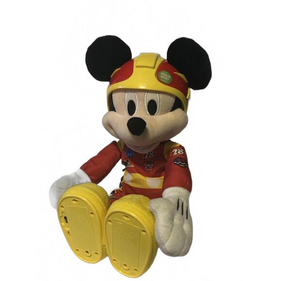 Disney | Toys | Disney Mickey Mouse Racing Plush Toy Just Play Edition ...